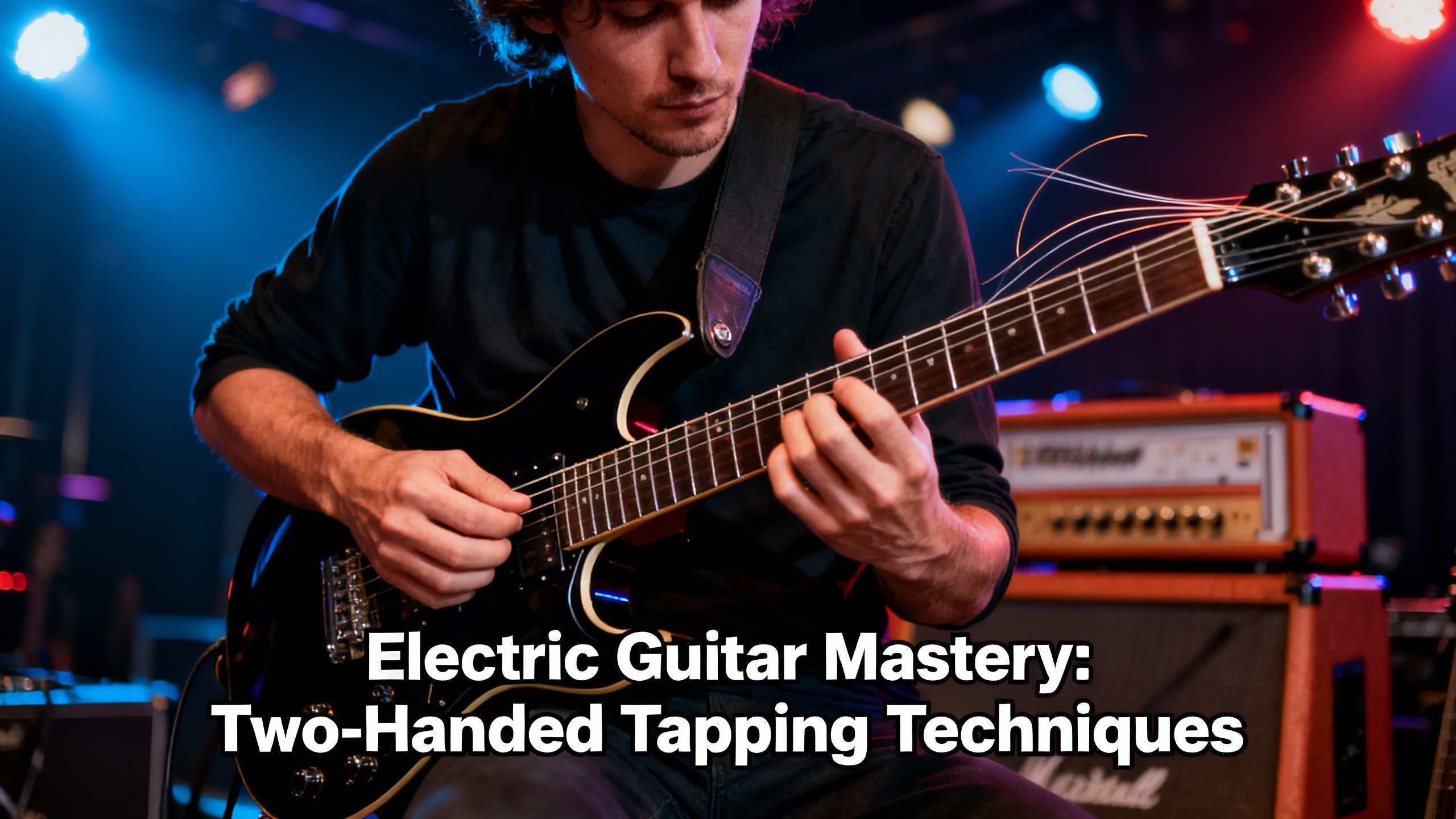 How to Master Two-Handed Tapping on an Electric Guitar – ClefArc