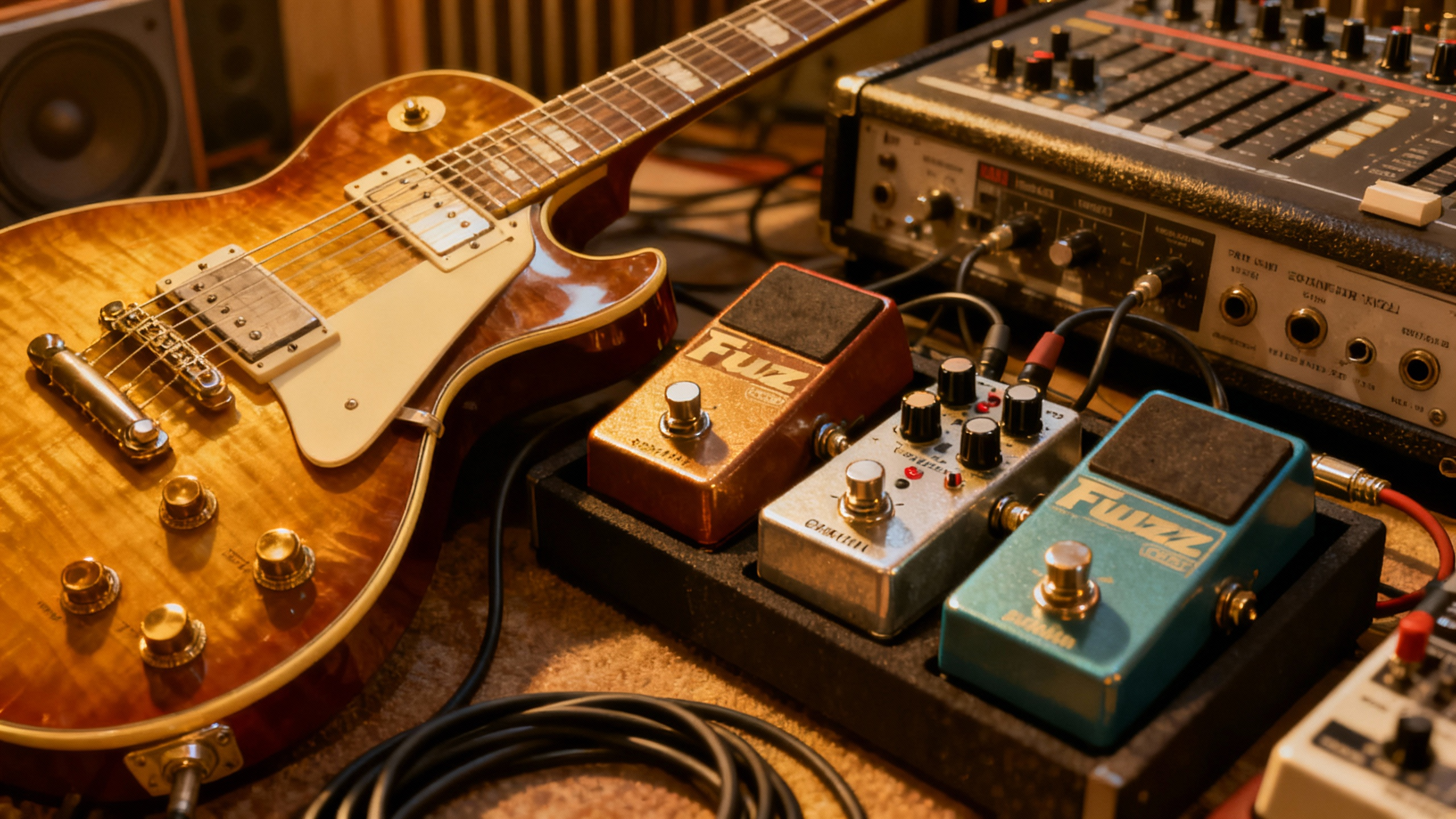 How to Use a Fuzz Pedal for Vintage - Style Electric Guitar Tones: A C ...
