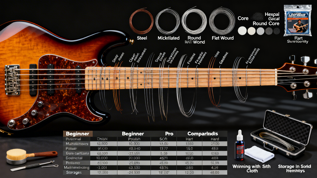 How to Choose the Right Bass Guitar Strings: A Complete Guide to Gauge ...