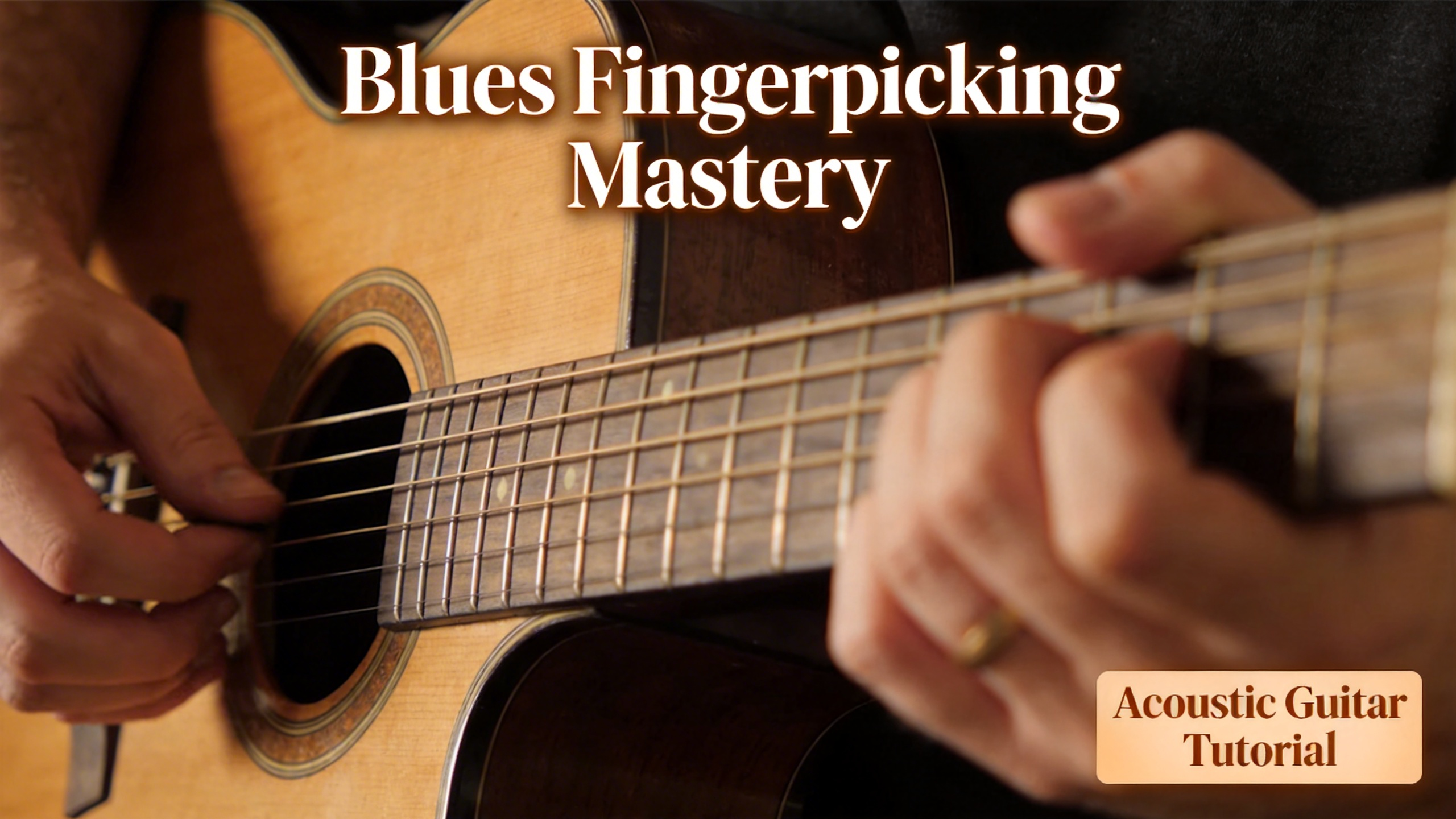 How to Create a Bluesy Fingerpicking Pattern on an Acoustic Guitar: A ...