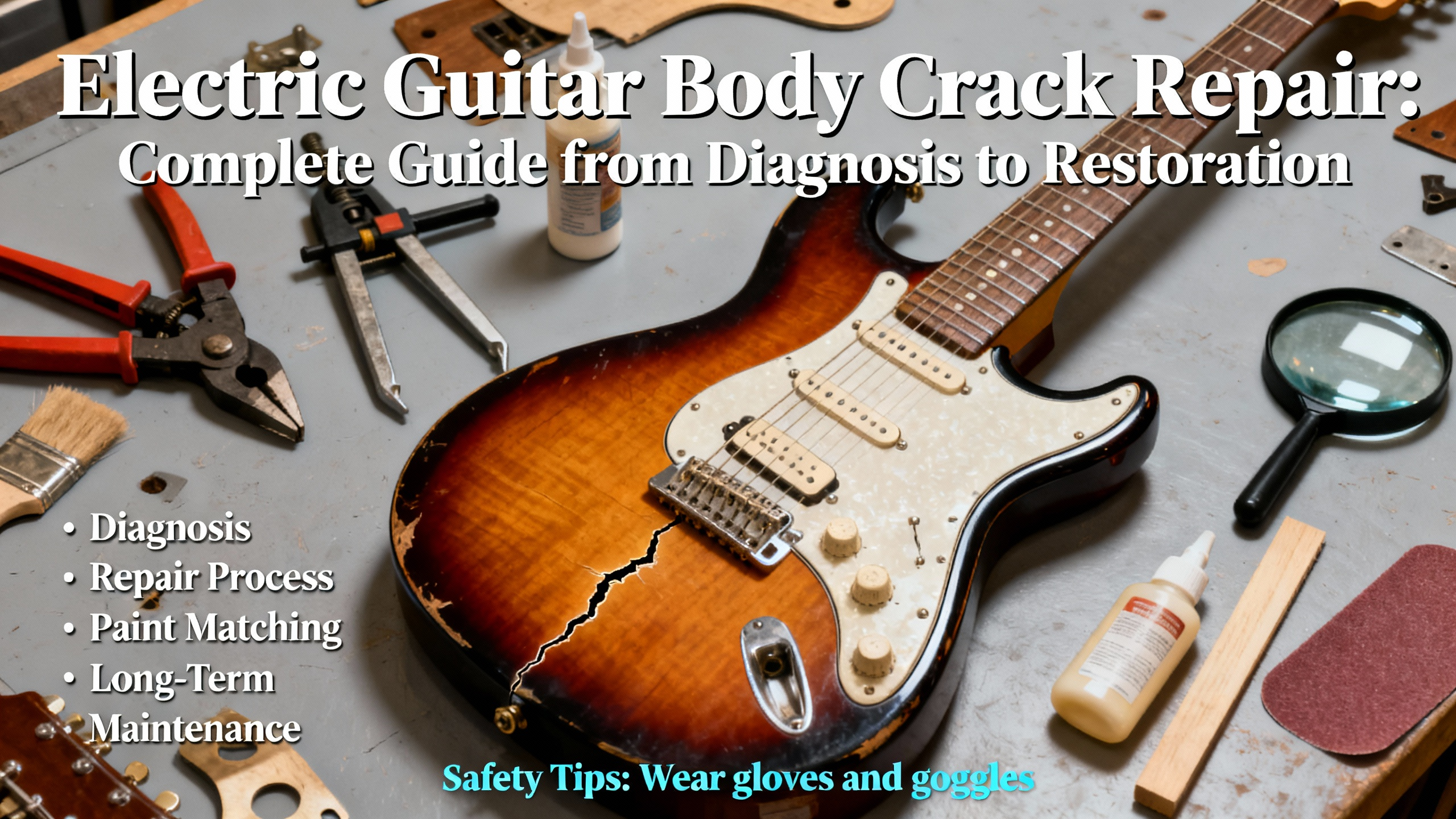 Electric Guitar Body Crack Repair: Complete Guide from Diagnosis to Re ...