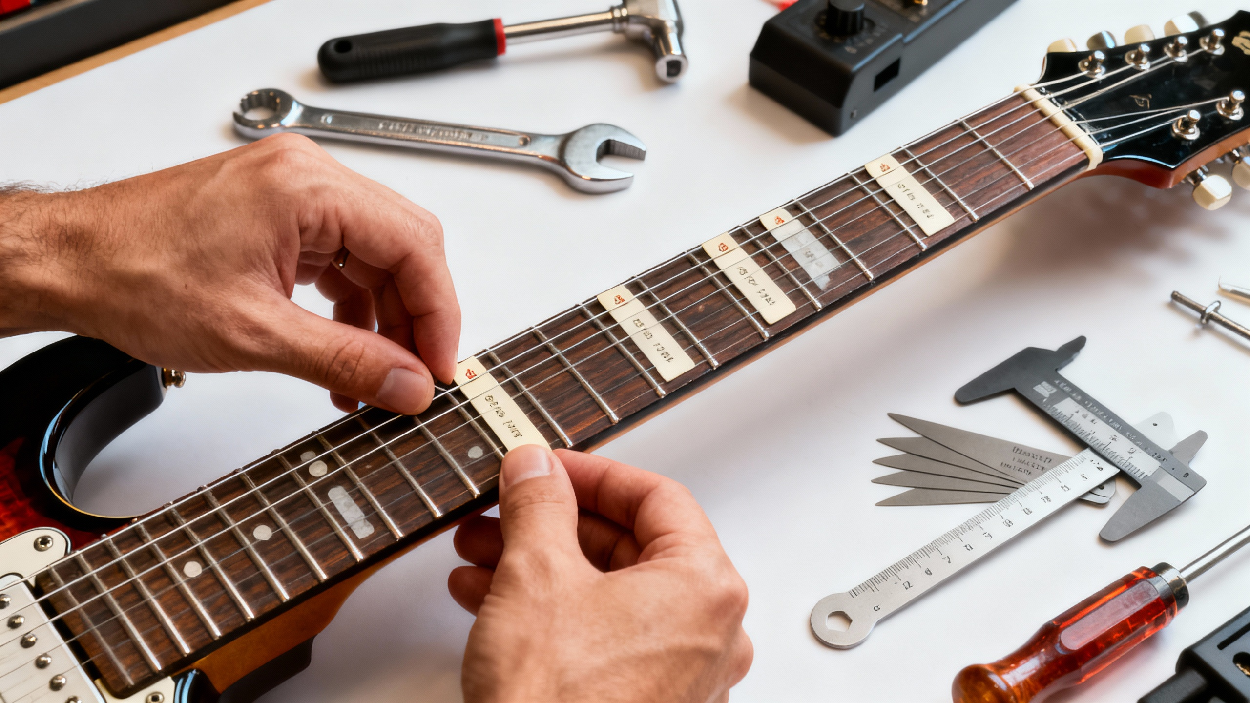 How to Adjust Electric Guitar Action for Perfect Playability & Intonat ...